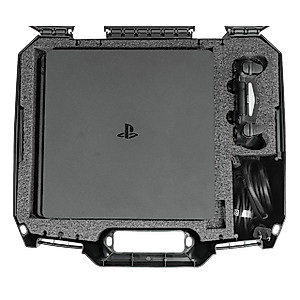 Case Club Case fits Playstation 4 / PS4 Slim in Pre-Cut Carry Case