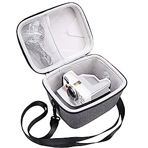 Aproca Hard Travel Storage Case for Polaroid Originals Now I-Type/OneStep 2 / OneStep+ Instant Film Camera (Grey + Shoulder Strap)