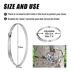 Shade Sail Hardware Kit, Sun Shade Hardware Kit with 304 Stainless Steel Wire Rope for Square/Rectangle/Triangle Sun Shade Sails, Anti-Rust Stainless Steel Accessories for Outdoor (6 inch, 50 pcs)