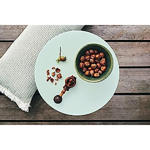 Fermob - Cocotte Occasional Table - Modern Steel Side Table for Playful Living Spaces - Lightweight & Moveable - H 13.5in - Acapulco Blue