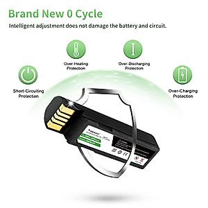 WUHAO for Zebra DS3678 Replacement Battery Upgraded 3600mAh for 3600 LI3678 LS3678 BTRY-36IAB0E-00/82-166537-01 Battery