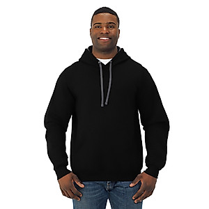 Fruit of the Loom Adult 7.2 oz. SofSpun® Hooded Sweatshirt 2XL BLACK