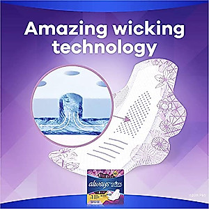 Always Radiant Pads with Wings, Scented (Pack of 4)