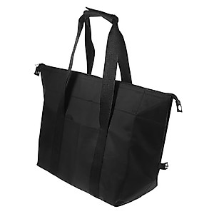 Insulated Shopping Bag Containers for Food Insulated Bag Groceries Large Insulated Cooler Bag Catering Bag Food Bags Insulated Grocery Bag Grocery Bags Cooler Bags Insulated Black PartyKindom