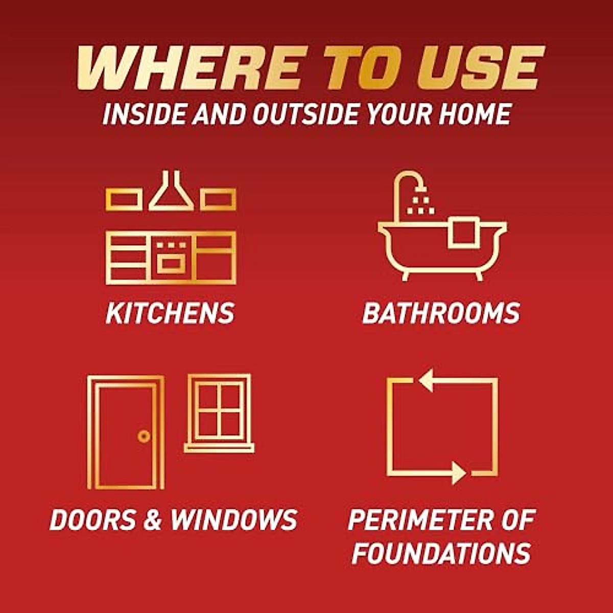 Ortho Home Defense Insect Killer for Indoor & Perimeter2 with Comfort Wand, Controls Ants, Roaches, Spiders, and More, 1 gal.