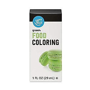 Amazon Brand - Happy Belly Green Food Color, 1 fl oz