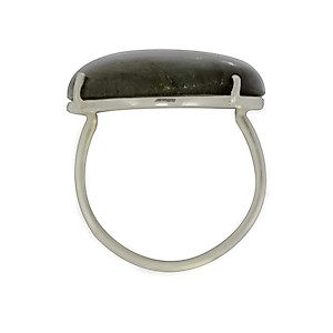 Shine Jewel 925 Sterling Silver Labradorite Single Stone Prong Set Cabochon Ring (12)