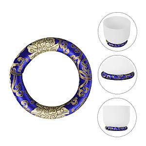 Milisten Bowl Cushion Buddha Sound Bowl Washer Silk Manual Product Singing Bowl Cushion