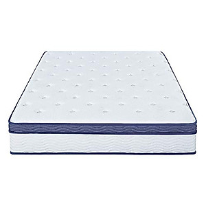 Sleeplace 12 Inch Euro Top Spring Mattress King - Blue Piping SP12SM03K