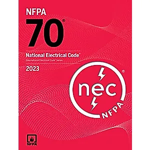 NFPA 70, (National Electric Code) 2023 Paperback