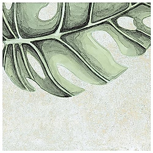 SomerTile FCD10NUJAB Nusa Botanic Jade x 9-3/4" Porcelain Floor and Wall Tile, Green
