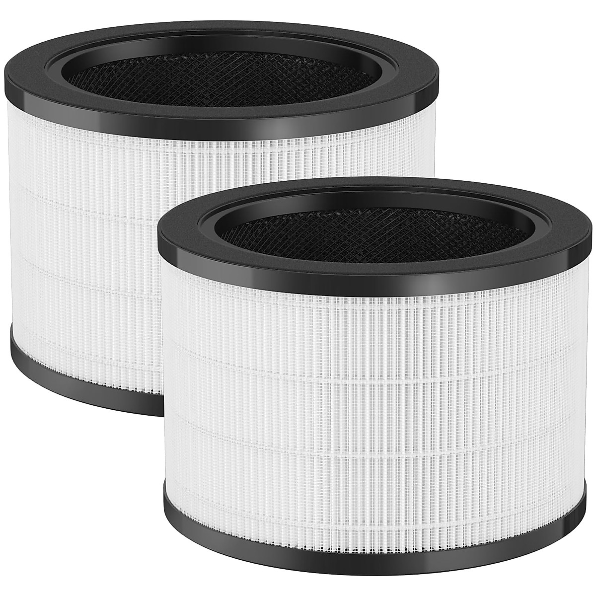 Breabetter 2-Pack H7121101 Replacement Filter Compatible with Govee Purifier H7121, H13 True HEPA + High-Efficiency Activated Carbon + Pre-Filters