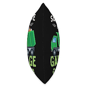 Garbage Truck Recycling Day Trash Waste Separation Saw A Garbage Truck Throw Pillow, 16x16, Multicolor