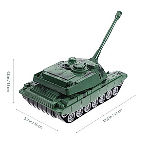 Toddmomy Tank Models Toy Tank Plastic Tanks Kids Toys Mini Tank Toy Vehicle Toys Deck Decorations for Kids Boys Girls