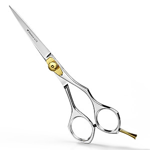 Suvorna 6" hair scissors professional - hair cutting scissors professional - professional hair scissors - hair shears professional - barber scissors professional - hair shears for women, men, & kids.