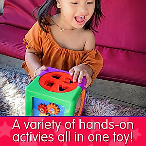 The Learning Journey Early Learning - My First Activity Cube - Baby & Toddler Toys & Gifts for Boys & Girls Ages 12 Months and Up - Award Winning Toy, Multi (160398)
