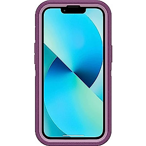 OtterBox Defender Series Rugged Case for iPhone 13 Mini & iPhone 12 Mini (Mini ONLY) Case Only - Non-Retail Packaging - Happy Purple - with Microbial Defense