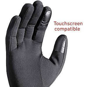 ewool Unisex Heated Glove Liners, Made for Extreme Cold, Touchscreen Compatible, for Winter Sports, Ski, Rechargeable Battery (Large)