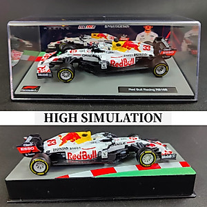 HTLNUZD Bburago 1:43 2021 Racing RB16B #33 Formula F1Max Verstappen 2nd Turkish1/43 Diecast Alloy Collectible Toy Car Model (Hardcover Version)