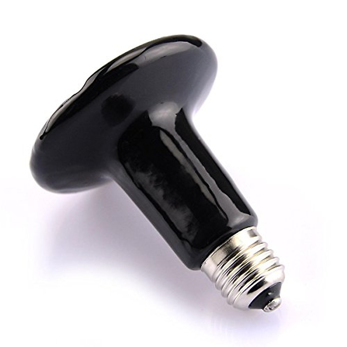 Siye Ceramic Infrared Heat Emitter Brooder Coop Pet Infrared Lamp Bulb Reptile Heat Lamp Heater Emitter Brooder Appliances Bulb Pet Coop Grow Light, White (150W(black))