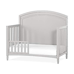 Child Craft Stella 4-in-1 Convertible Crib, Baby Crib Converts to Day Bed, Toddler Bed and Full Size Bed, 3 Adjustable Mattress Positions, Non-Toxic, Baby Safe Finish (Gentle Gray)