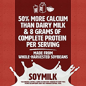 Silk Shelf-Stable Soy Milk, Original, Dairy-Free, Vegan, Non-GMO Project Verified, 32 Fl Oz (Pack of 6)