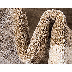 Unique Loom Del Mar Collection Area Rug - Maria (2' 2" x 3' 1" Rectangle, Light Brown/ Ivory)