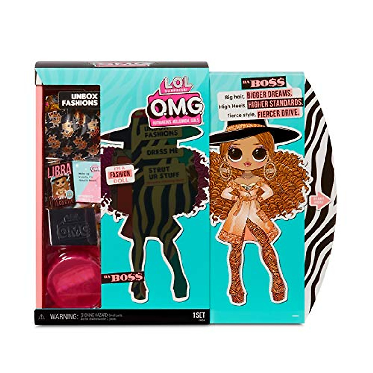 L.O.L. Surprise! O.M.G. Series 3 Da Boss Fashion Doll with 20 Surprises