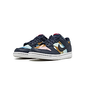 Nike Youth Dunk Low DM1051 400 Graffiti Navy - Size 7Y