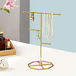 UGPLM Jewelry Organizer Hanger Home Decoration Ornament Durable Necklace Holder Earring Display Stand for Bracelet Closet Ear Hook Vanity Table