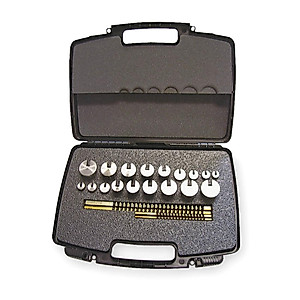 Hassay Savage 15336 C-10 Collared Combination Assortment (22 pieces) with 1/8" to 3/8" Keyway Range and Case