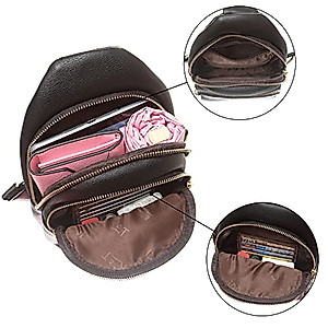 Small Crossbody Purse, Fanny Packs for Women Man Sling Bag Vegan Leather Crossbody Sling Purse for Gifts(Style5-Black)