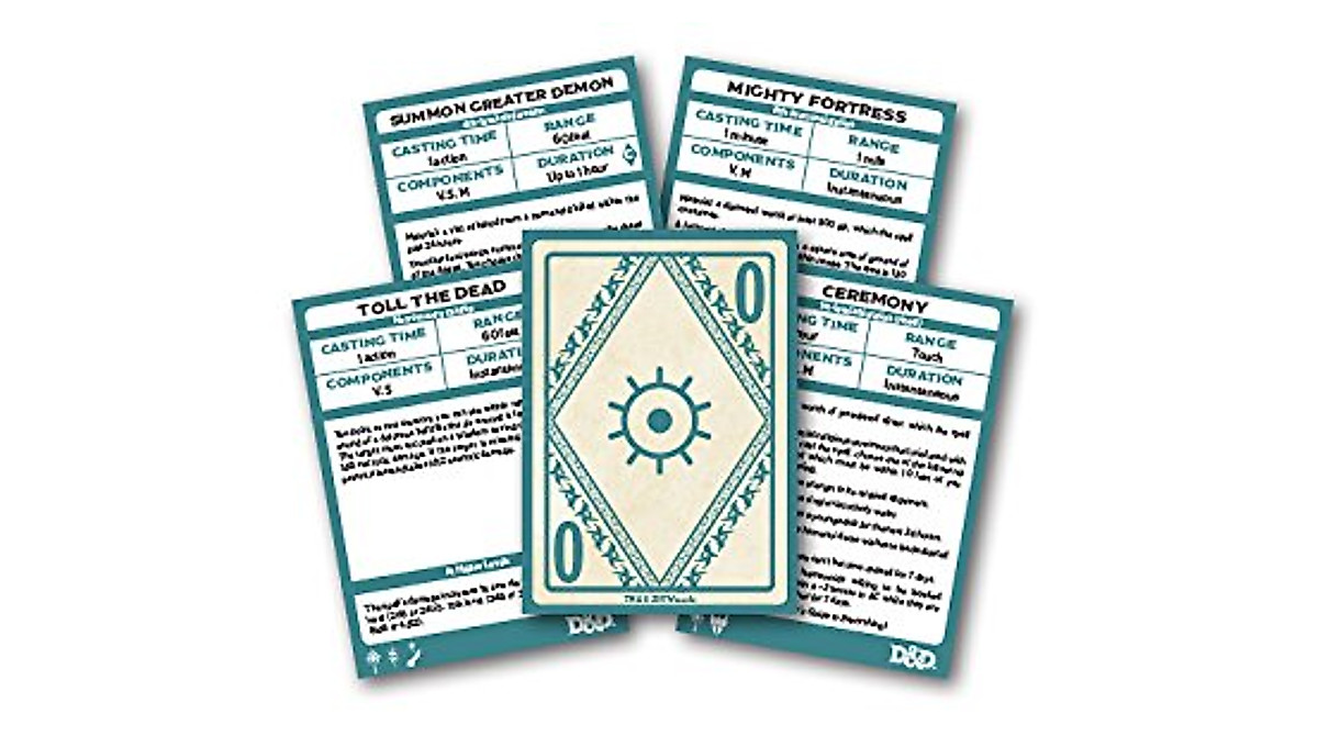 Xanathar's D&D Spellbook Cards - Quick Reference for Casters