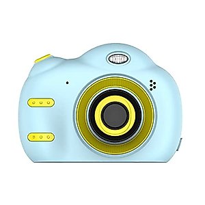 LINXHE Gift Kids Camera Toys for Girls Boys, Compact Cameras for Children, with 2.4” Color Display Screen & Micro-SD Card Slot for Children (Color : Blue)