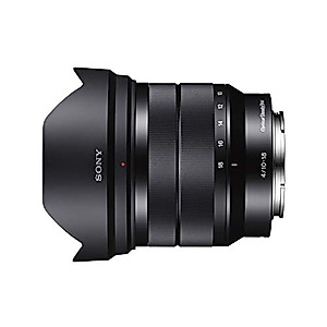 Sony - E 10-18mm F4 OSS Wide-Angle Zoom Lens (SEL1018),Black
