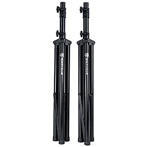 Rockville RPG122K Dual 12" Powered Speakers, Bluetooth+Mic+Speaker Stands+Cables