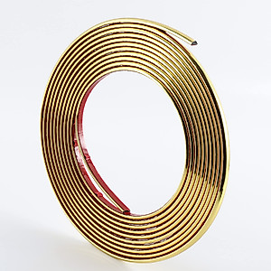 Gaahing 16.4FT Peel and Stick Molding & Wall Trim, Flexible Self-Adhesive Decorative Strip for Tile, Mirror, Ceiling, Floor, Panel, Cabinet