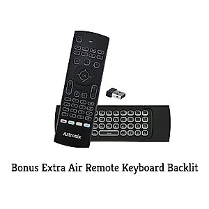 Formuler Z10 Pro Max Android 10 Dual Band 5G Gigabit LAN 4GB Ram 32GB ROM 4K + Extra Air Remote Keyboard Backlit + Extra Magnetic Phone Car Mount