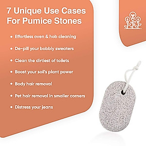 Jogi Life - (4pc) All Natural Pumice Stones | HARD Callus Remover | Premium Foot Filer Exfoliator to Remove Dead Skin |