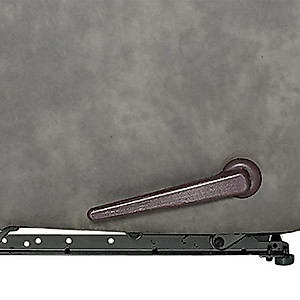 HOMCOM Manual Recliner Chair Overstuffed Single Sofa with Wide Cushioned Seat, Flip-Up Storage Armrests, 2 Cup Holders and Oversized Headrest, Grey