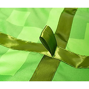 Minecraft Green Creeper Kids Bed Canopy, Hanging Curtain Netting