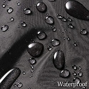 Izzybang Protective Fire Pit Cover for Solo Stove Yukon Round 29 inch Heavy Duty Waterproof Cover for 27 Inch Backyard Bundle Portable Fire Pits