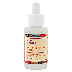Good Molecules Daily Brightening Serum 30ml/1oz - Hydrating Facial Serum With Beta Arbutin And Hyaluronic Acid To Brighten, Moisturize, And Balance For Even Tone And Texture - Skin Care For Face
