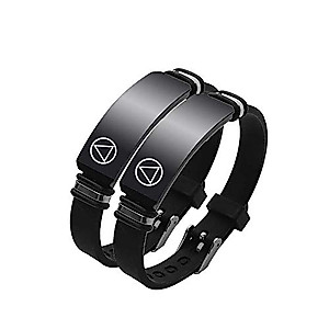 ForeverWill Adjustable Silicone Sobriety Bracelet,Personalized AA AF Alchohol Addiction Recovery Wristband Jewelry Gifts for Men Women Adults,1,2,3,4,5 Years,Customized