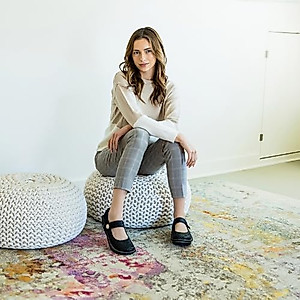 Alegria Women's Paloma Mary Jane Nurse Shoe Clogs Comfort Leather Terrazzo 8-8.5 M US