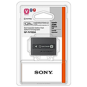 Sony NPFV100A Rechargeable Battery Pack (Black)