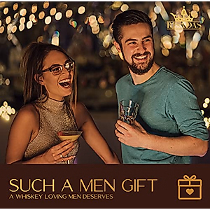 Gifts for Men Him,Whiskey Stones,Christmas Stocking Stuffers for Men,Cool Men Gifts for Christmas Anniversary Birthday from Wife Daughter,Unique Bourbon Gifts,Whiskey Gifts for Men Who Have Everything