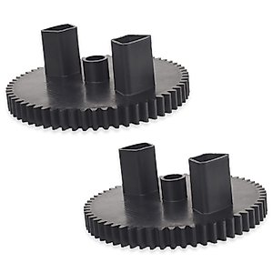 KitchenKipper R-2280 42-in Lawn Sweeper 60-Tooth Gears Compatible with John D-eere/Brinly-Hardy STS Lawn Sweeper, 2-Pack