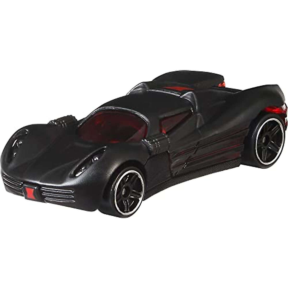 Hot Wheels Marvel Toy Character Car 5-Pack in 1:64 Scale: Captain America, Black Panther, Black Widow, Iron Man & Thanos