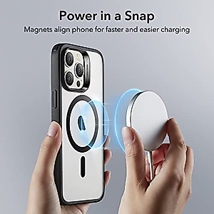 ESR HaloLock Vegan Leather Wallet Stand Classic Hybrid Magnetic Case with HaloLock, Compatible with iPhone 14 Pro Max case, Compatible with MagSafe, Shockproof Military-Grade Protection